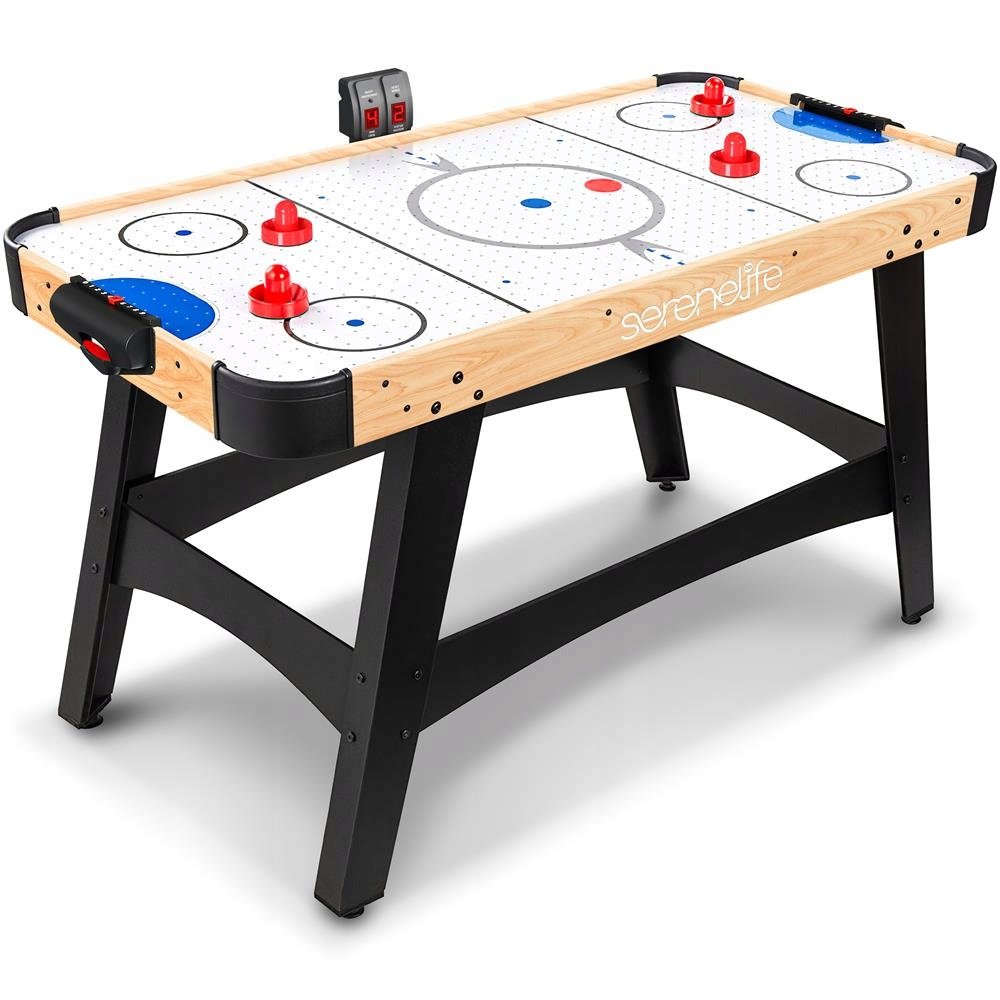 CYMBERGAJ STÓŁ DO GRY AIR HOCKEY POWIETRZNY HOKEJ DLA DZIECI LED ...