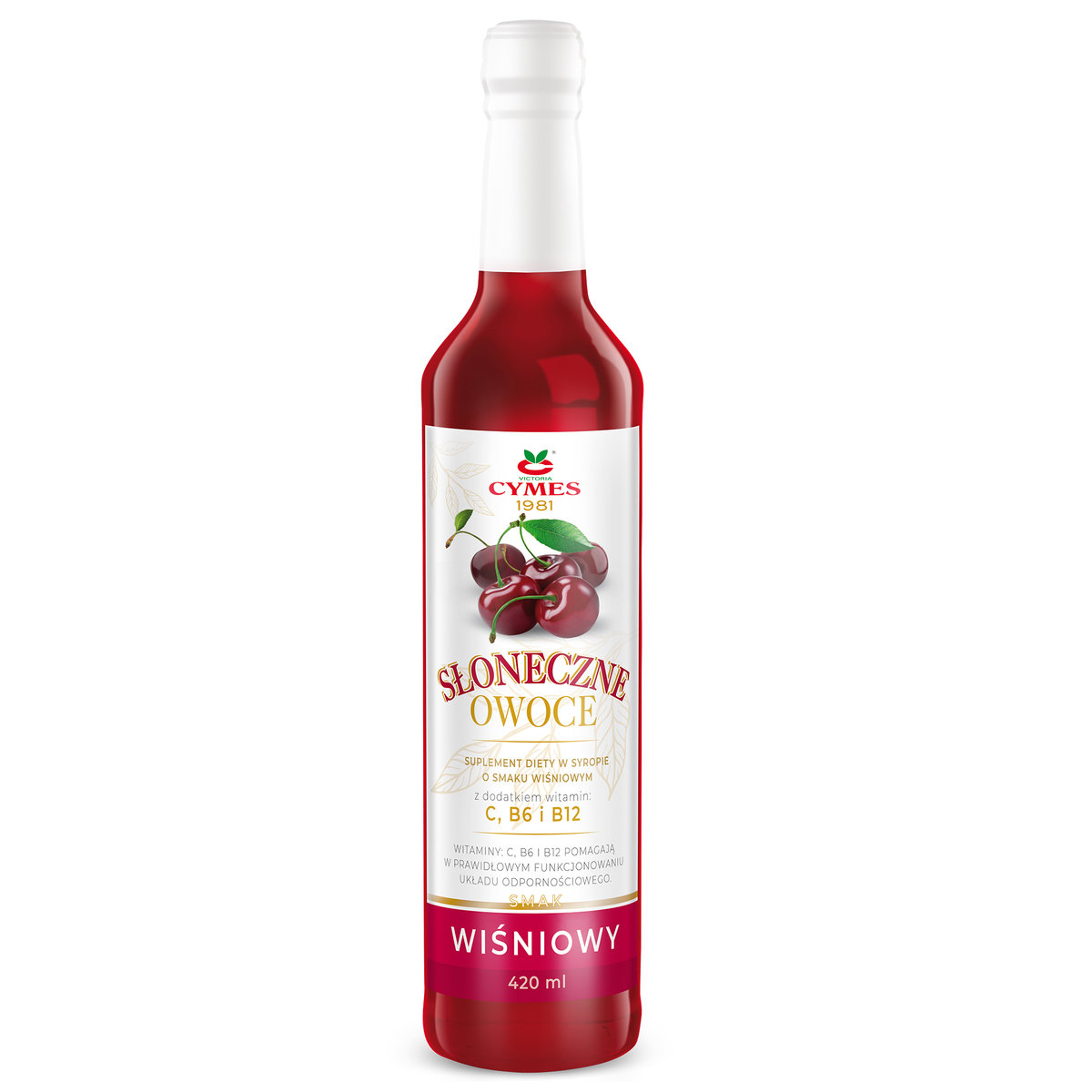 Cymes Syrop o smaku wiśniowym ,, Słoneczne Owoce '' 420 ml - Cymes ...