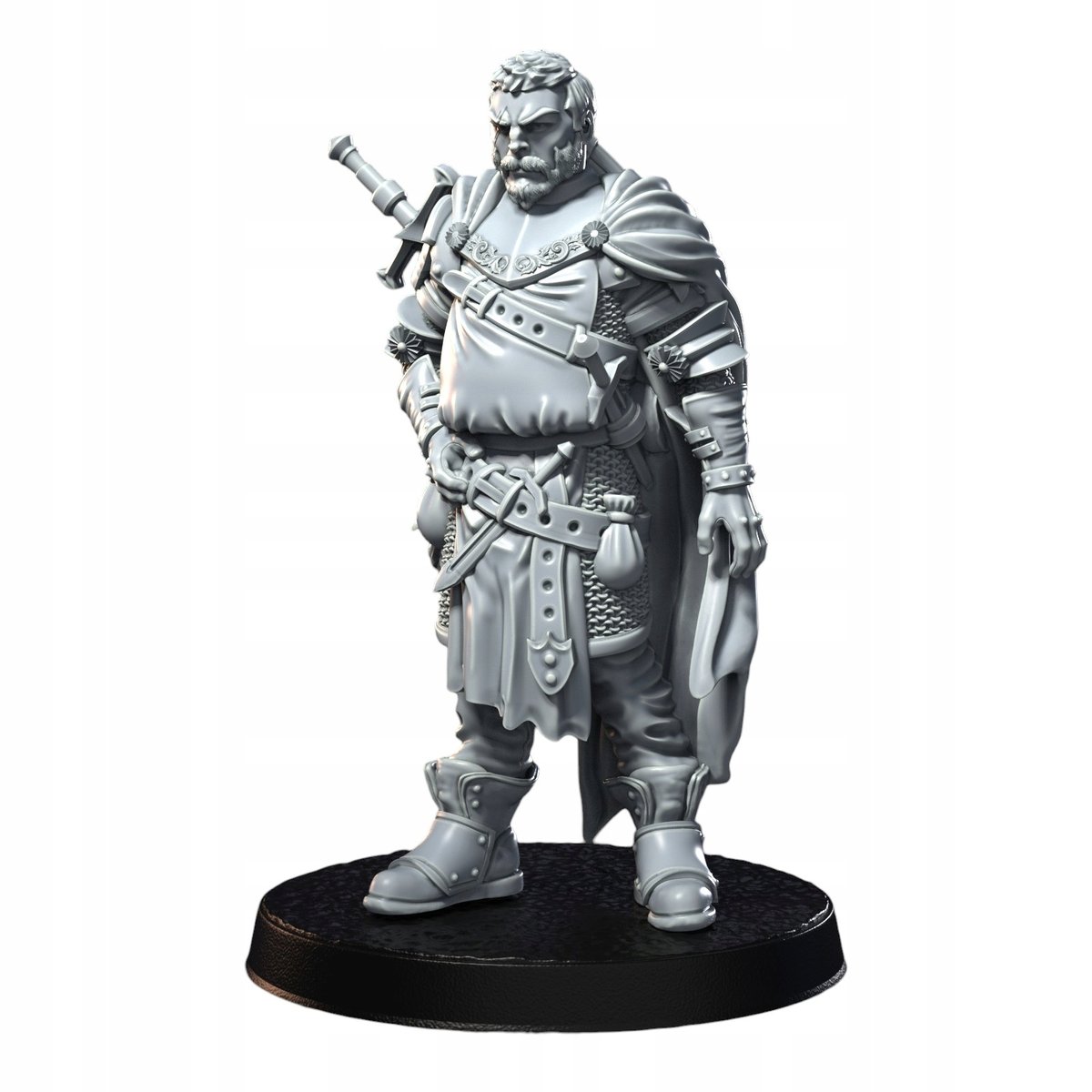 Cyprian - Generał Lider Rycerzy Figurka 14k + BONUS do DND D&D druk 3D ...