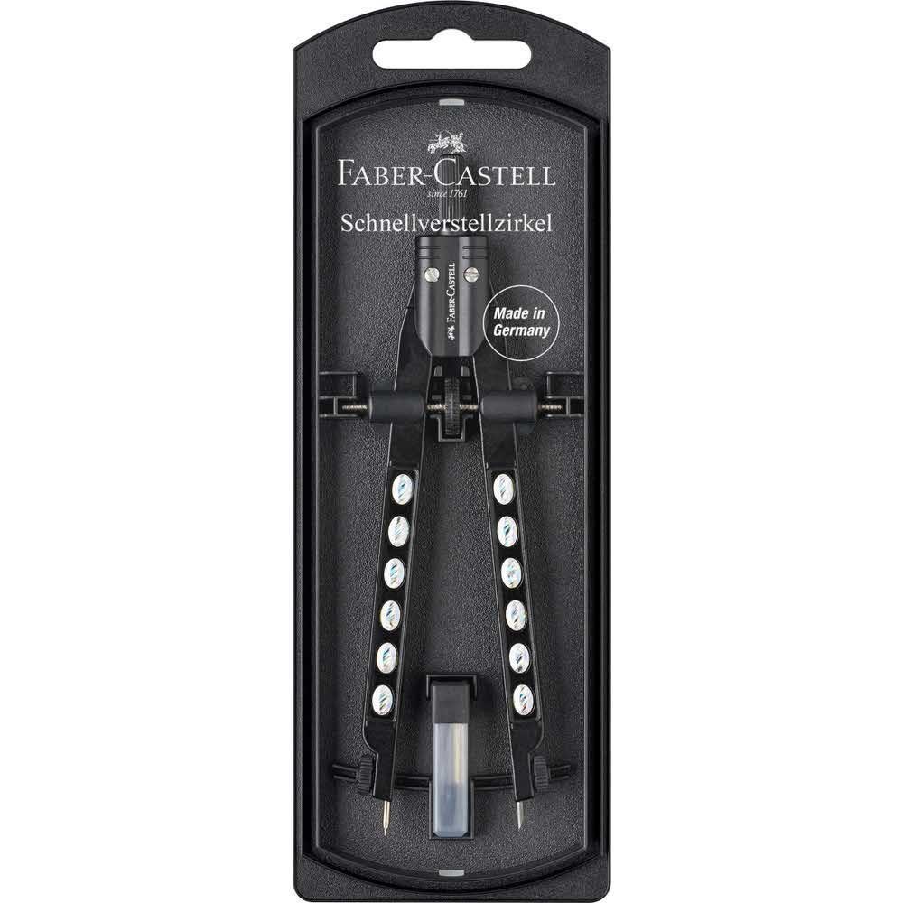 Cyrkiel Factory Chromowany Czarny, Faber-Castell - Faber-Castell ...