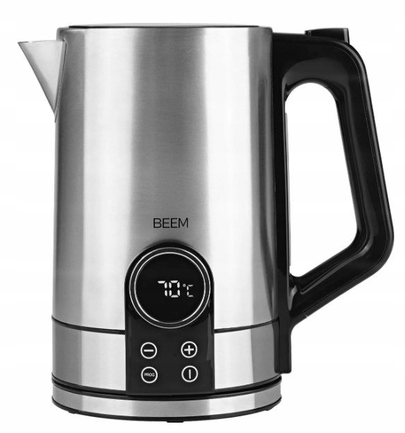 CZAJNIK BEZPRZEWODOWY BEEM 2200W 40-100°C SREBRNY 1,7L STAL NIERDZEWNA - BEEM | AGD Sklep EMPIK.COM