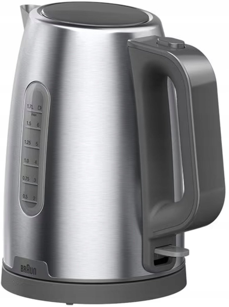 Czajnik elektryczny Braun PurShine WK 1500GY 1,7l 2200W Filtr Srebrny - Braun | AGD Sklep EMPIK.COM