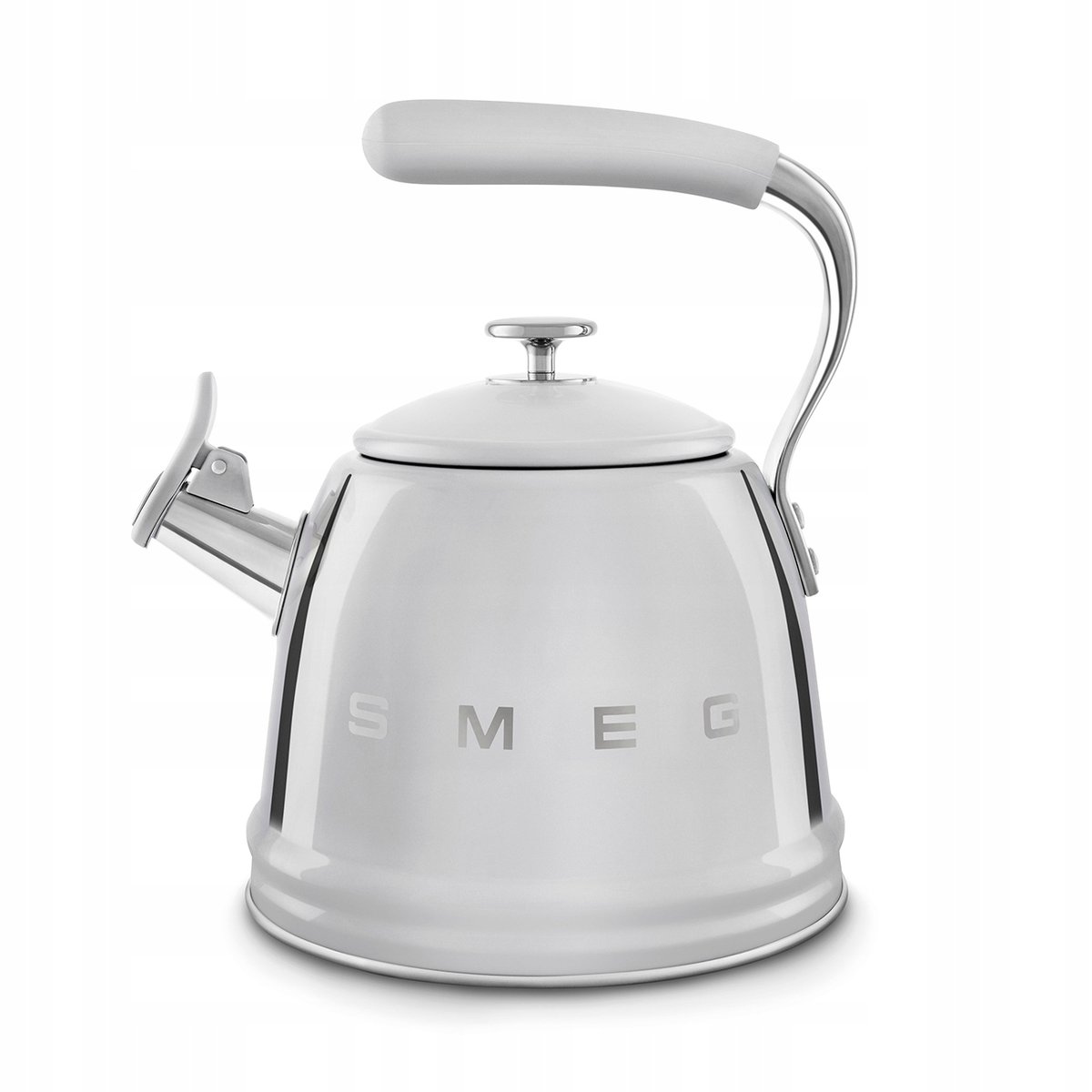 Czajnik tradycyjny z gwizdkiem Smeg WKF01SS stalowy - Smeg | Sklep ...