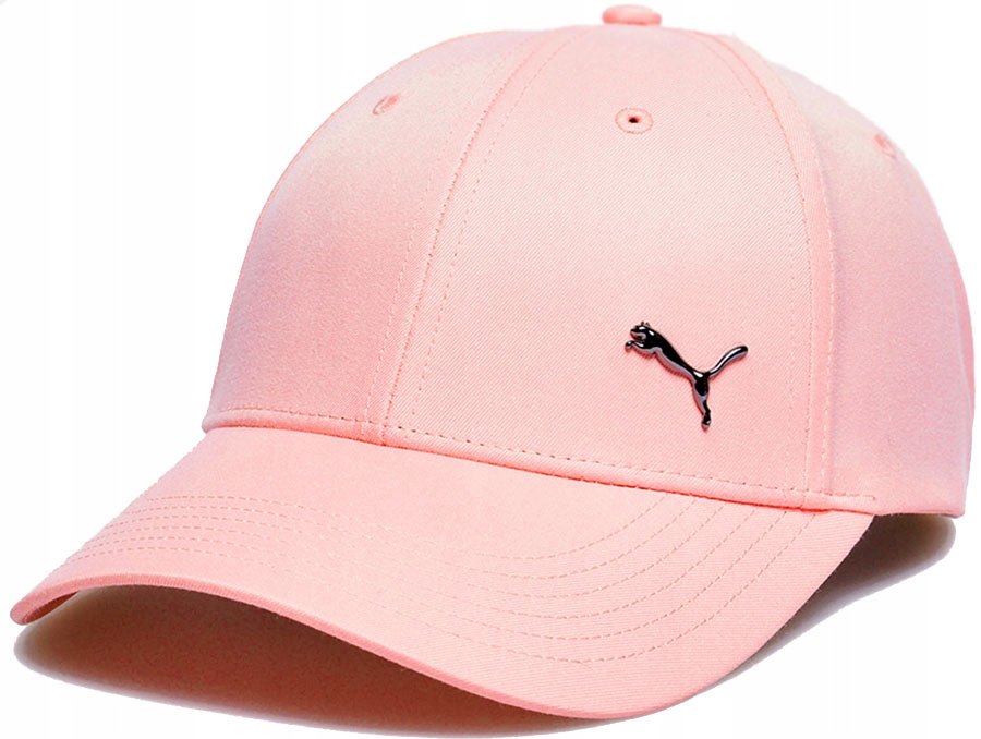 CZAPKA DAMSKA PUMA METAL Z DASZKIEM SWOOSH RÓŻOWA PINK METALOWE LOGO ...