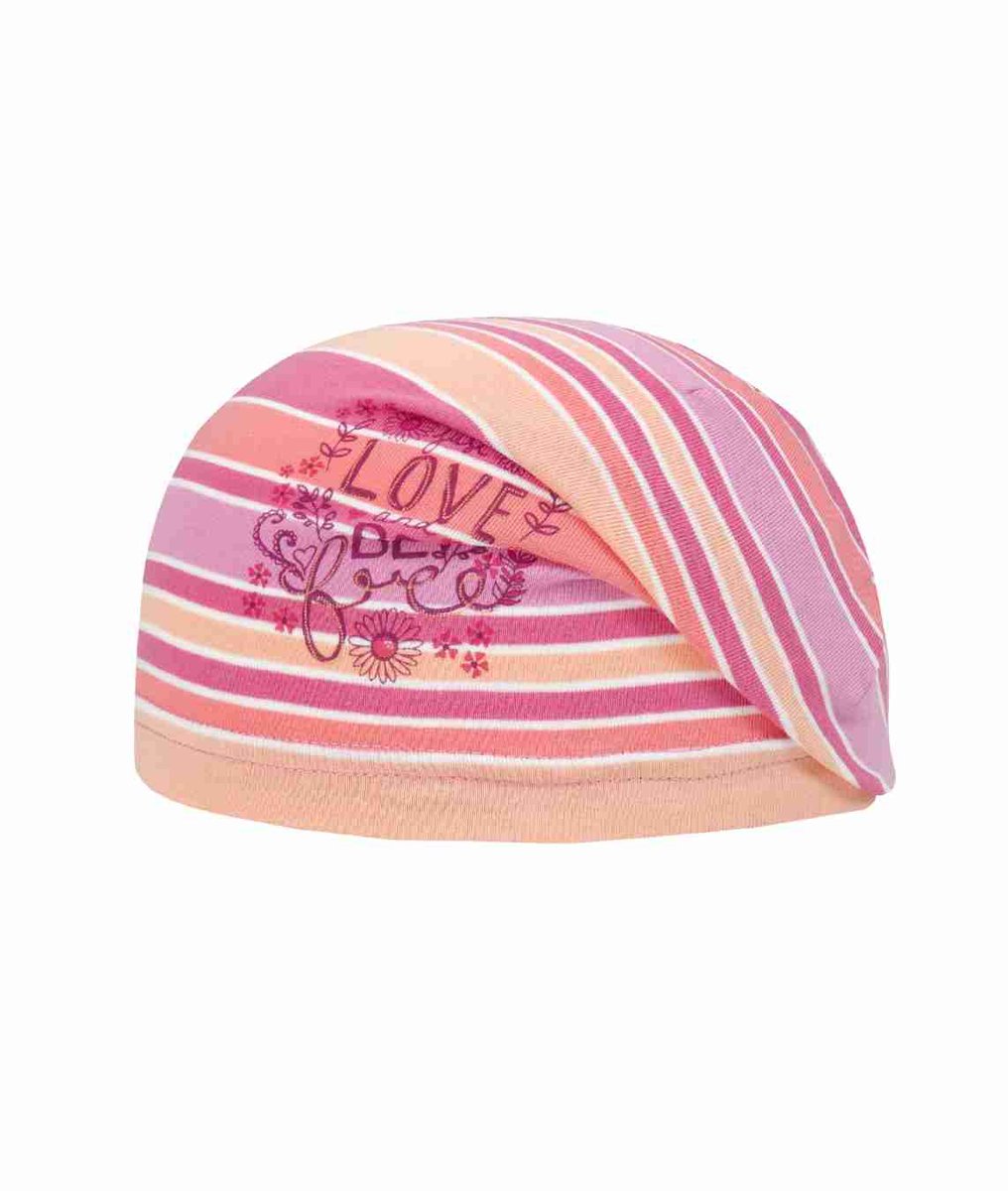 Czapka dziewczęca, paski, Love be, Döll - DÖLL | Sklep EMPIK.COM