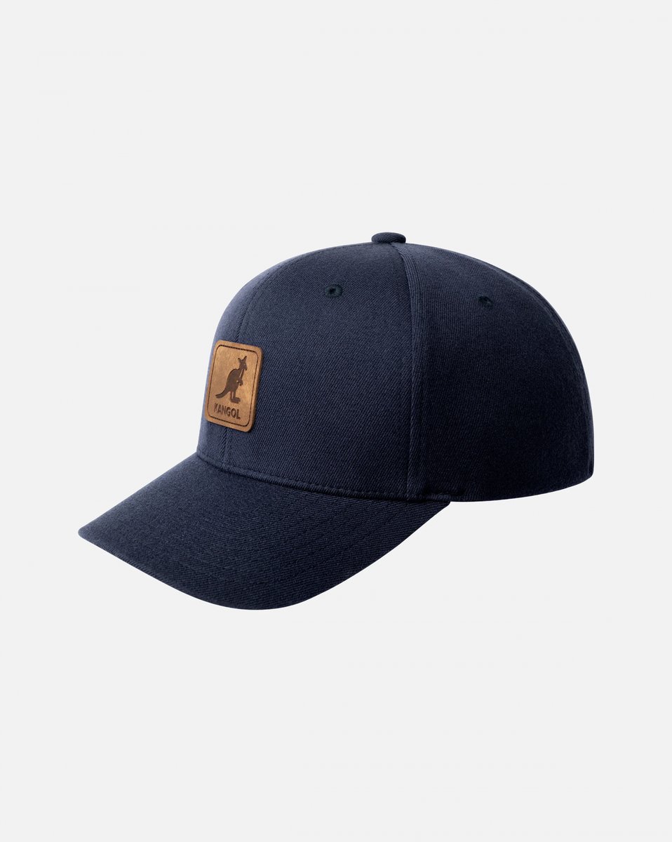 czapka kangol k5441 skóra patch flexfit bb nv411 granatowy - Inna marka ...