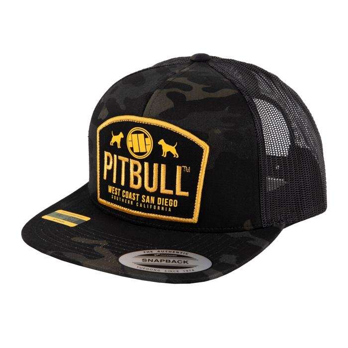 Czapka Snapback Mesh Dogs All Black Camo - Pitbull West Coast | Moda ...