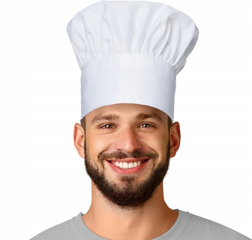 CZAPKA SZEFA KUCHARSKA GASTRONOMICZNA Biała Chef - inna (Inny) | Sklep EMPIK.COM