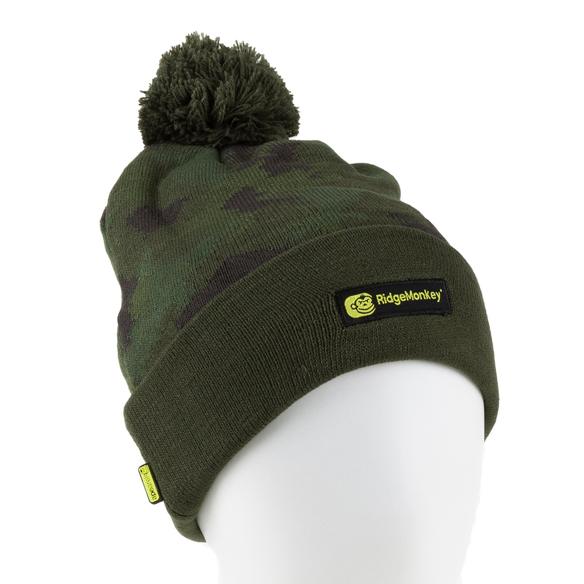Czapka wędkarska RidgeMonkey Apearel Bobble Beanie Hat zielona RM558 ...