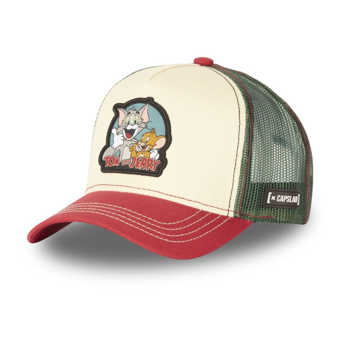 Czapka z daszkiem Capslab Tom And Jerry Trucker Cap - CL/TAJ1/1/CAS/TJ2 ...