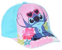 Czapka z daszkiem dla dziewczynki Disney Baby Stitch, turkusowa, bawełna, poliester, rozmiar 50 ...