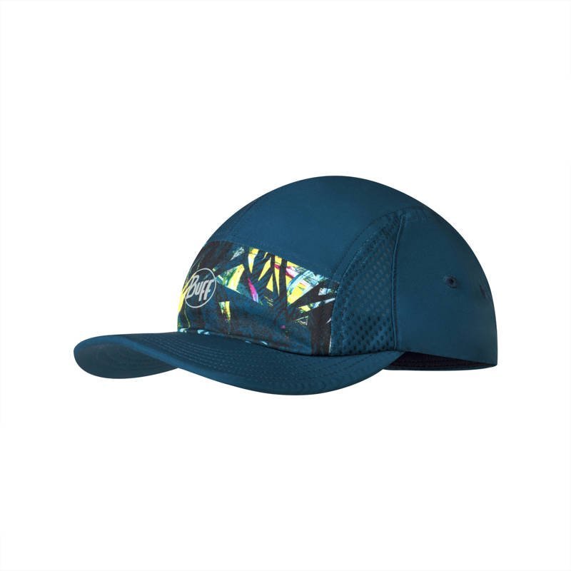Czapka Z Daszkiem Do Biegania Buff® 5 Panel Go Cap Ipe Navy - S/M (53 ...