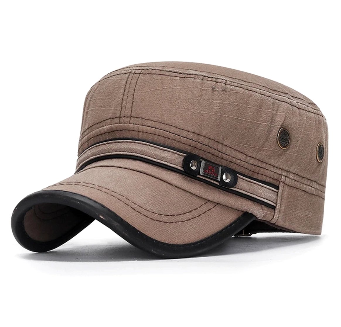 Czapka z daszkiem jeansowa patrolówka męska Vintage retro - Edibazzar | Moda Sklep EMPIK.COM