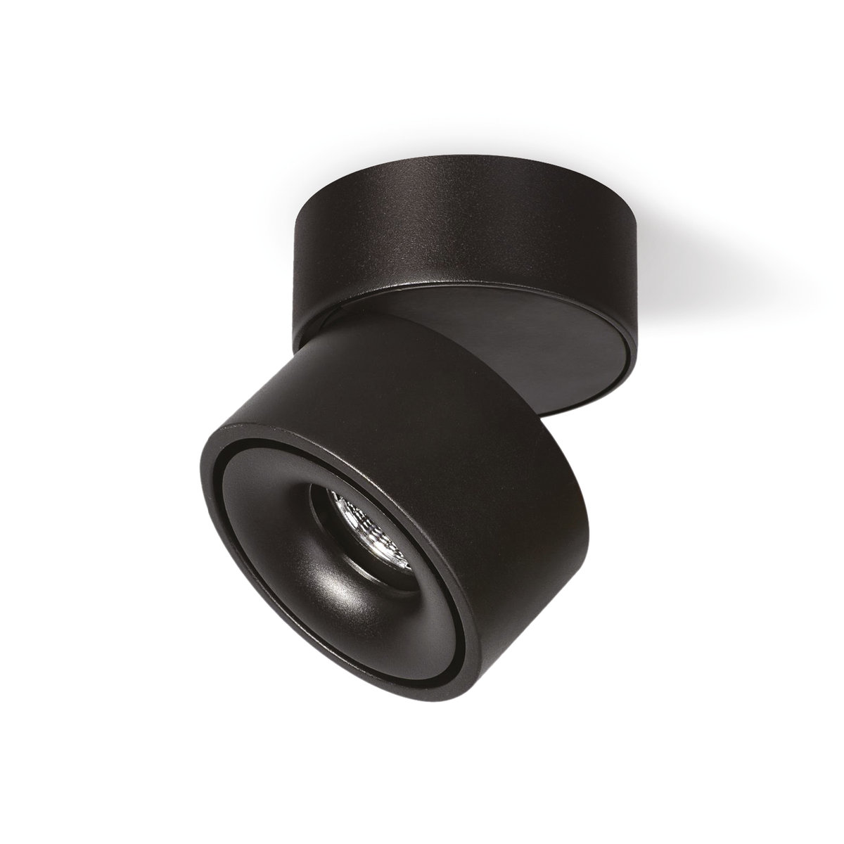 Czarna oprawa sufitowa LED FLEXI MINI1 barwa ciepłobiała - Kobi | Sklep ...