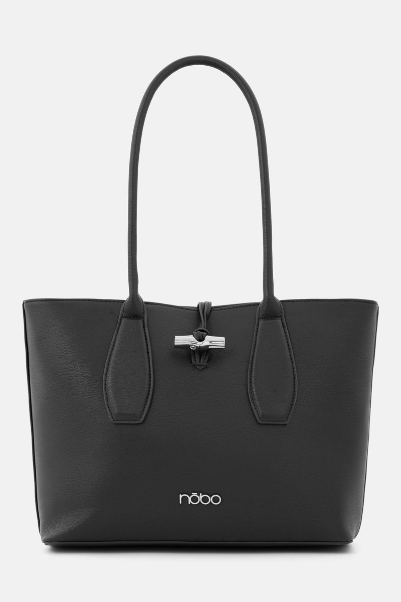 Czarna shopperka Nobo z długimi uszami - Nobo | Moda Sklep EMPIK.COM