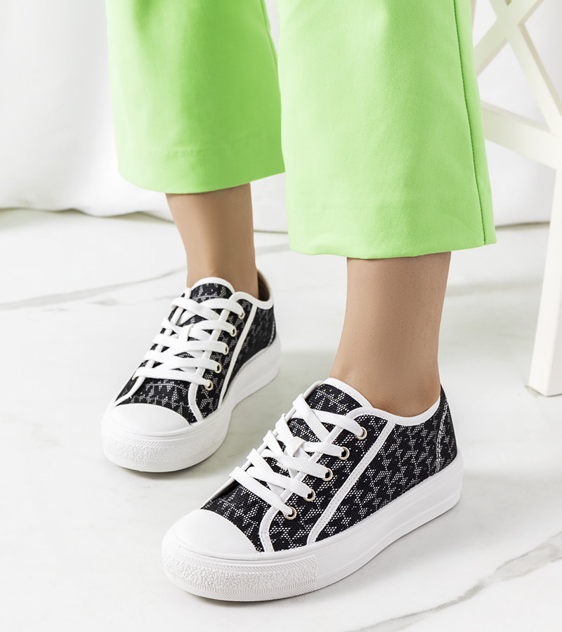 Czarne trampki Chelms-36 - Inna marka | Moda Sklep EMPIK.COM