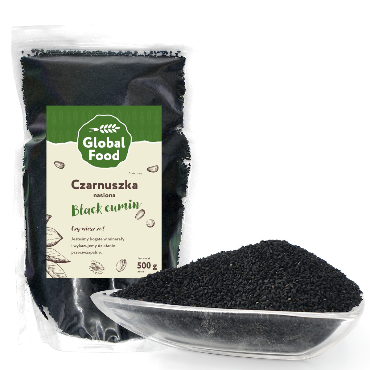 Czarnuszka Nasiona 500G - Global Food | Sklep EMPIK.COM