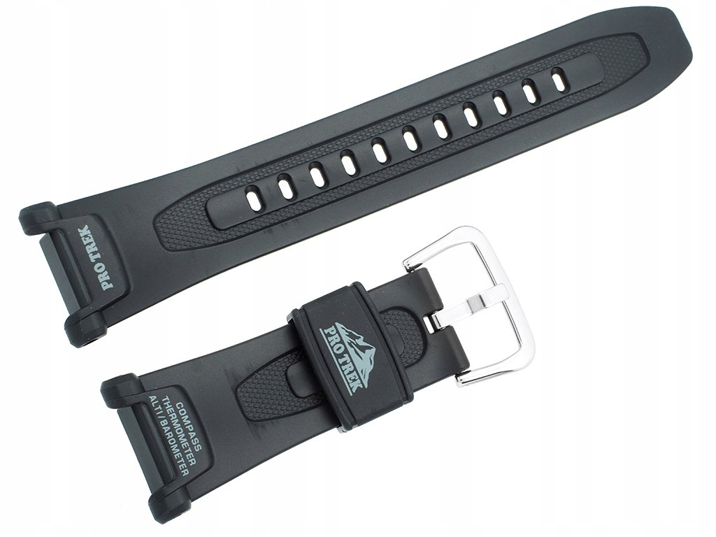 Czarny pasek do zegarka Casio PROTREK PRG-240 PRG-40 - Casio | Moda ...