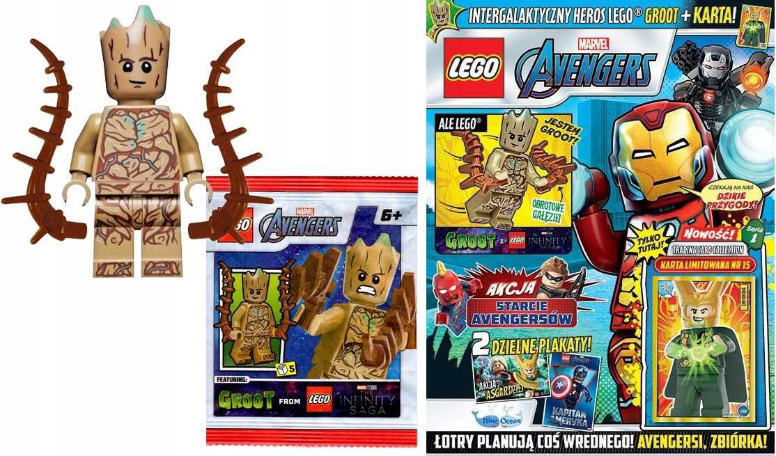 Czasopismo Nr. 04.2023 LEGO Avengers GROOT - 242319 - LEGO | Sklep ...