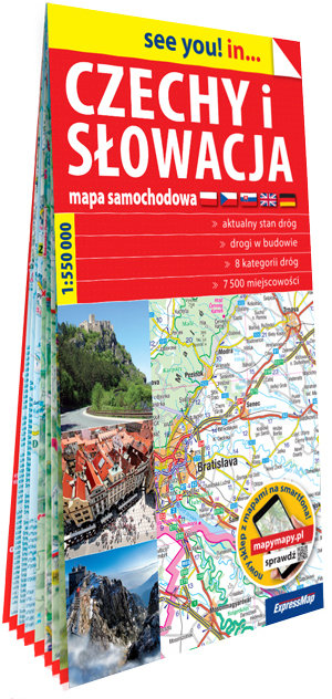 Czechy i Słowacja. Mapa samochodowa 1:550 000 - Opracowanie zbiorowe ... Czechy i Słowacja. Mapa samochodowa 1:550 000 - Opracowanie zbiorowe ...