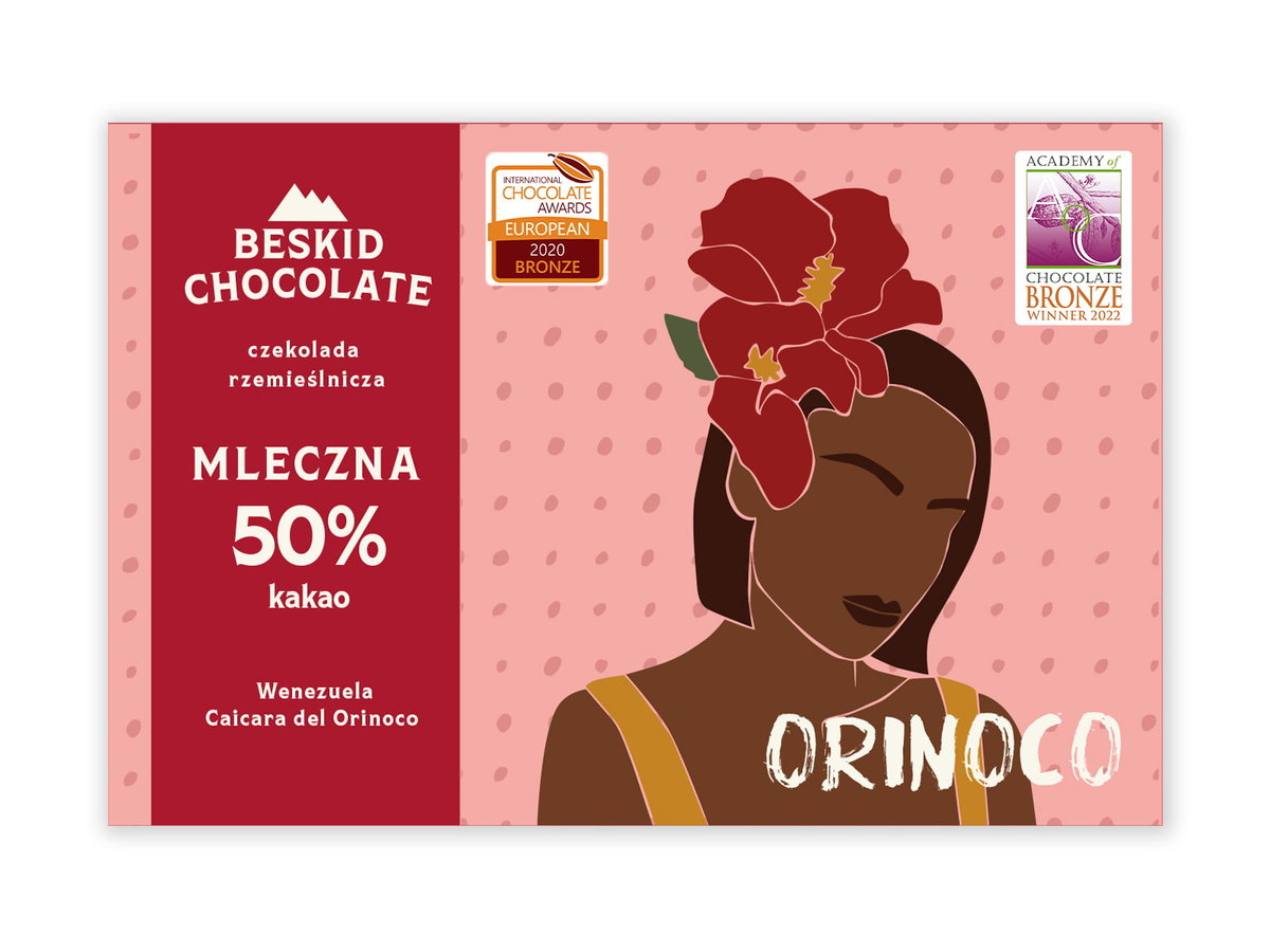 Czekolada mleczna Wenezuela Caicara del Orinoco 50% - Beskid Chocolate ...