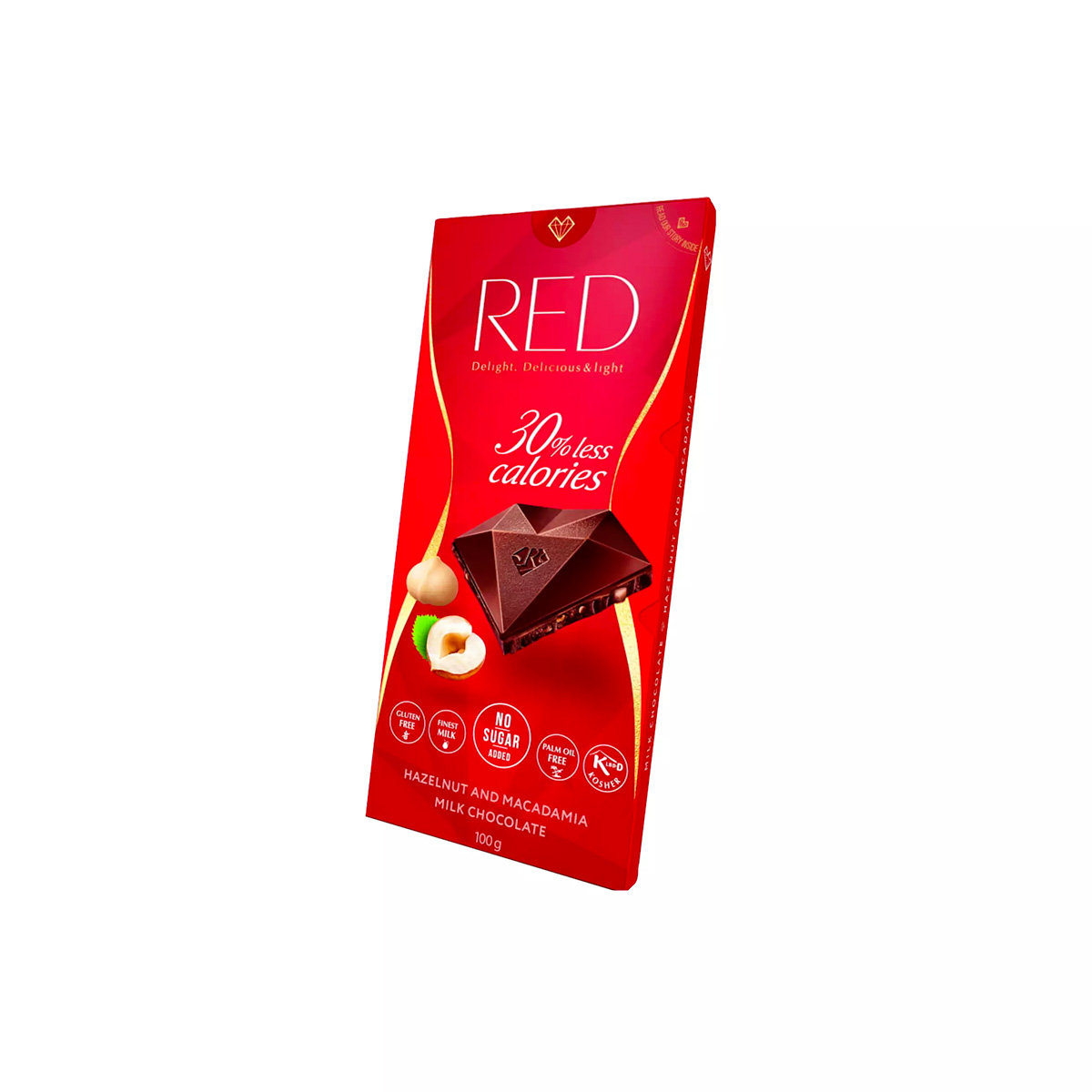 Czekolada mleczna z orzechami RED 100g - RED | Sklep EMPIK.COM