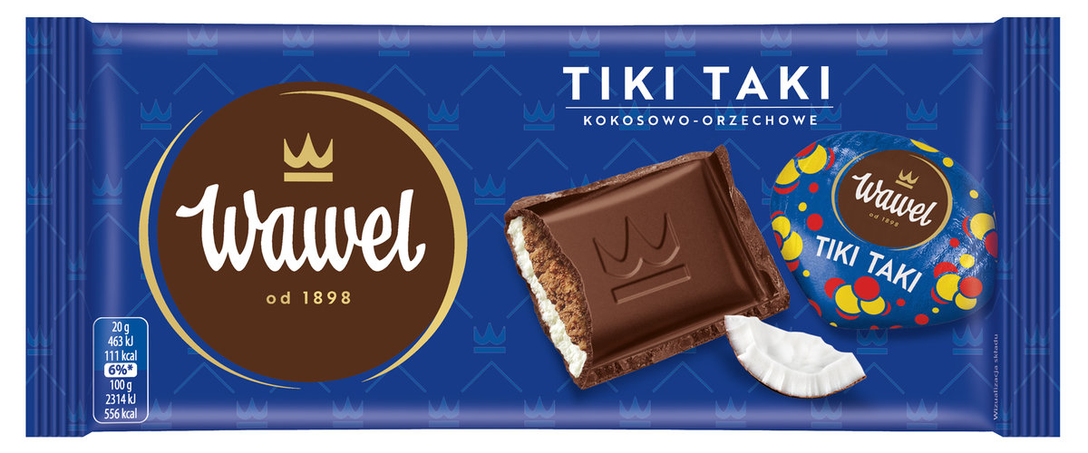 Czekolada nadziewana Tiki Taki Wawel 100g - Wawel | Sklep EMPIK.COM