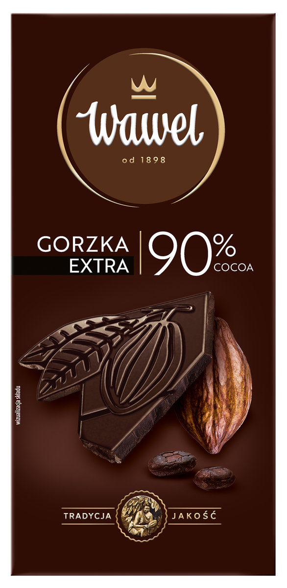 Czekolada Premium Extra Gorzka 90% cocoa Wawel 90g - Wawel | Sklep ...