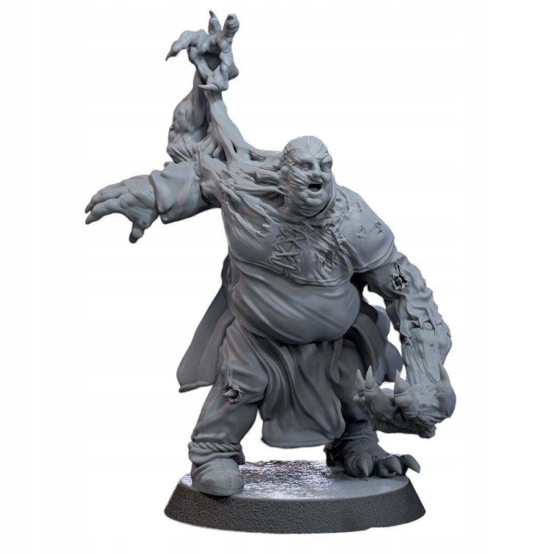 Człowiek Ghul Zombie Nieumarły Figurka 12k + BONUS do DND D&D druk 3D ...