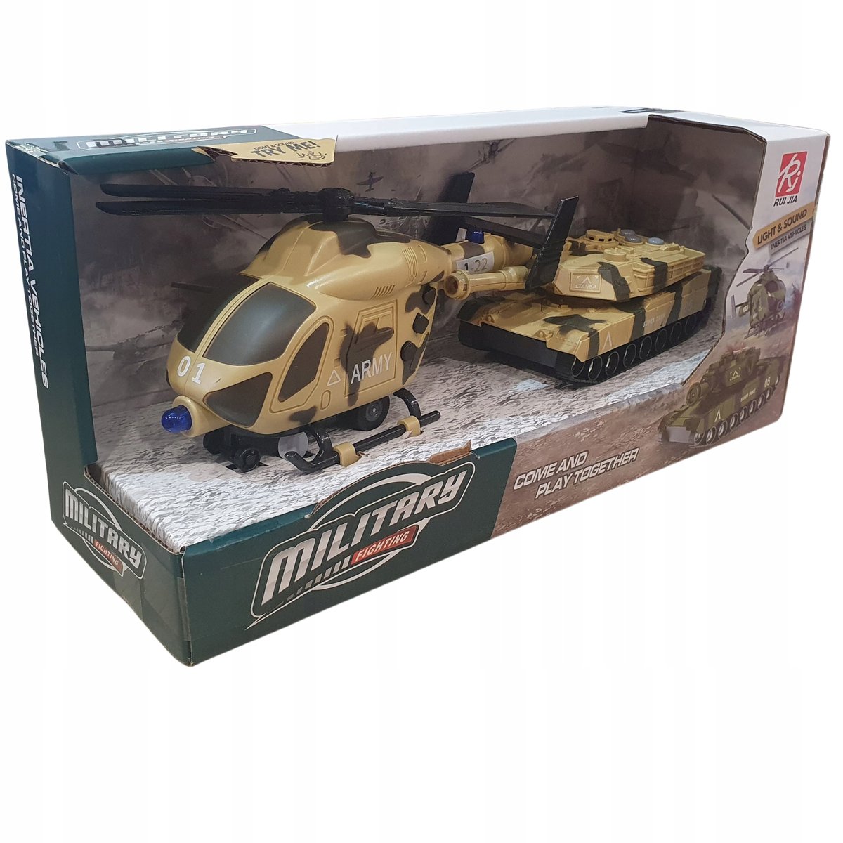 Czołg + Helikopter wojskowy +3 lata, dźwięk HIPO - Hipo | Sklep EMPIK.COM