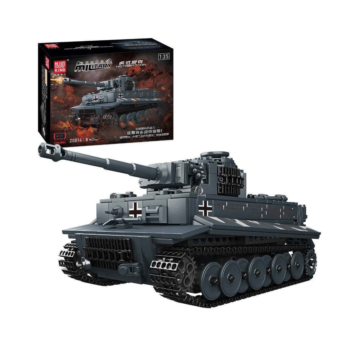 Czołg Tiger - Klocki MOULD KING 800el. TECHNIC - Mould King | Sklep ...