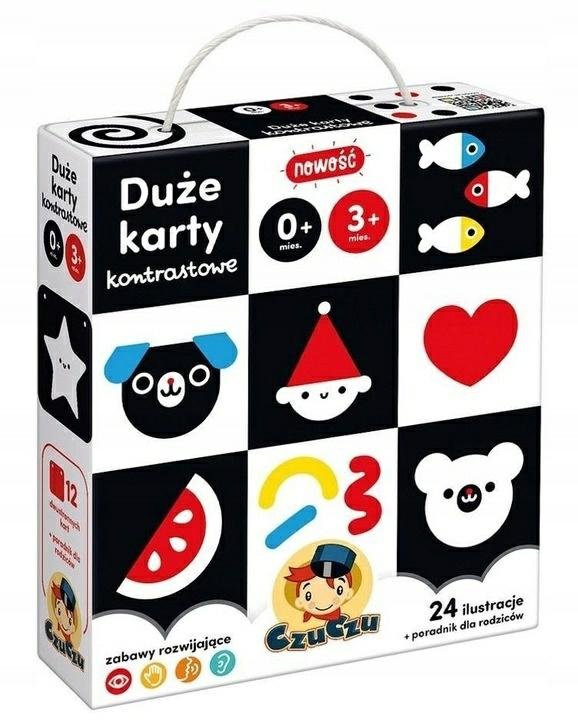 CZUCZU duże karty kontrastowe 0-3m - Czuczu | Sklep EMPIK.COM