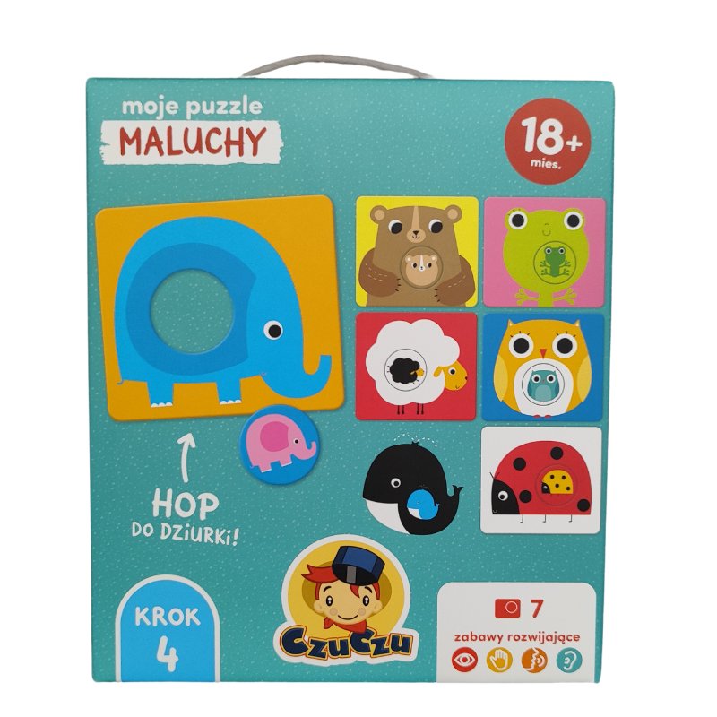Czuczu Puzzle Maluchy 7 Układanek 13X14,5Cm 18M+ - Czuczu | Sklep EMPIK.COM