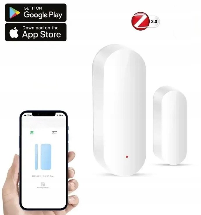 Czujnik otwarcia drzwi okna Tuya ZIGBEE 3.0 Kontaktron - Tuya | Sklep EMPIK.COM