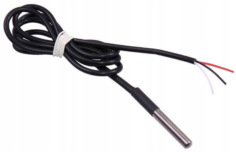 Czujnik temperatury LM35 w gilzie z przewodem PVC 1m 0-100*C LM35DZ ...