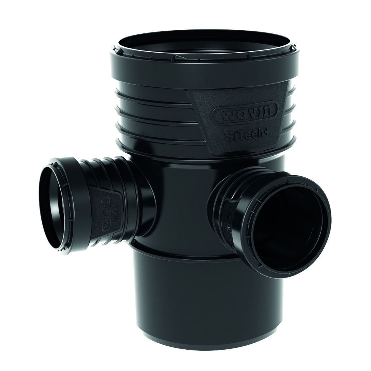 Czwórnik PP-HT Sitech Plus 110x50x50/87.5 dwupłaszczyznowy kątowy, wersja standard, sanitarny ...