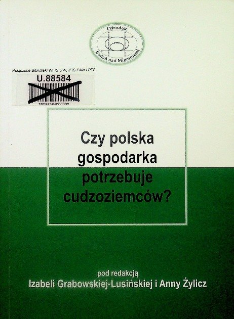 Czy polska gospodarka potrzebuje cudzoziemców - W opisie | Książka w Empik
