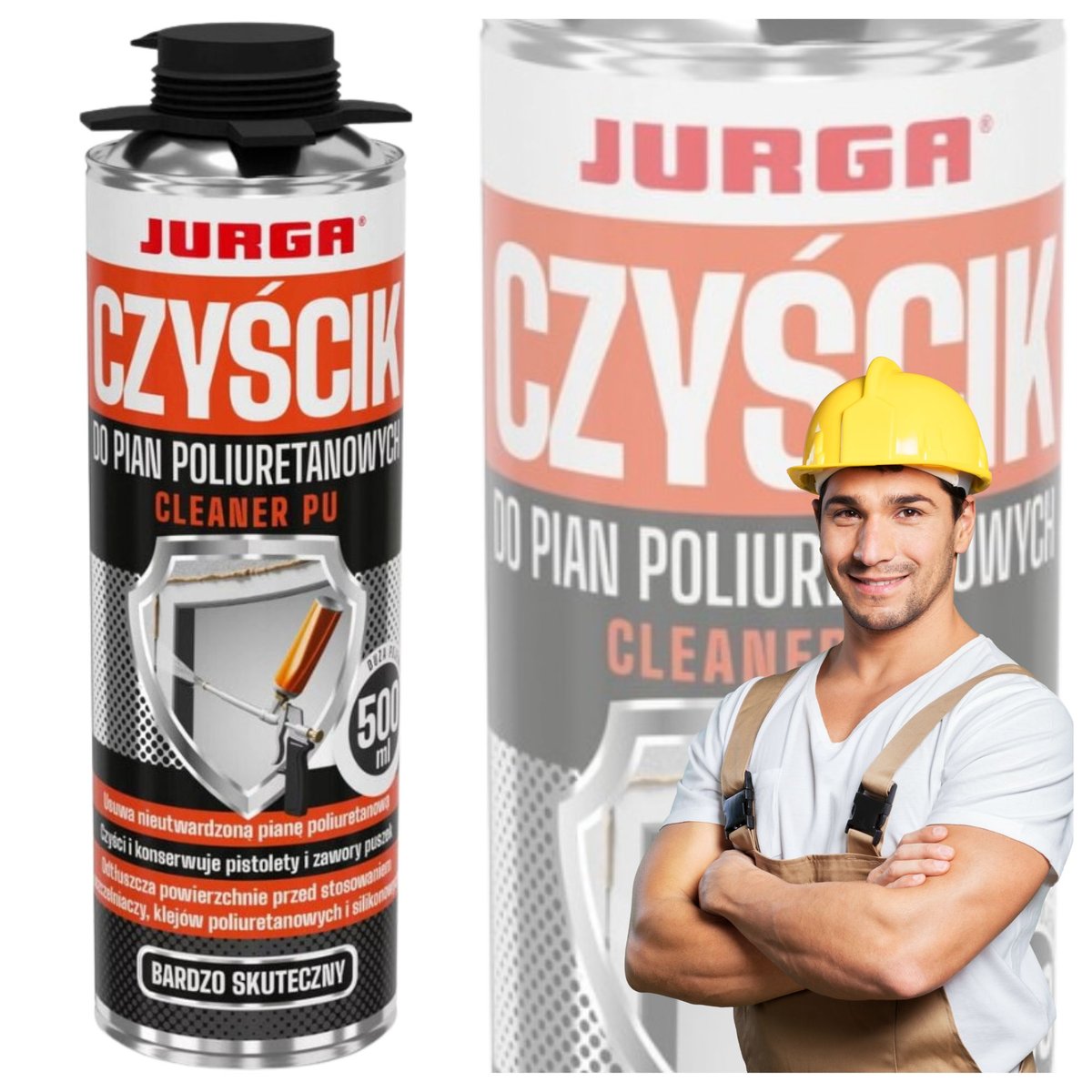 Czyścik do Pian Pistoletowych i Pistoletów JURGA CLEANER PU 500ml ...