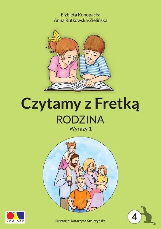 Czytamy z Fretką cz.4 Rodzina. Wyrazy 1 - Opracowanie zbiorowe | Książka w Empik