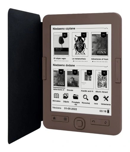 Czytnik Bemi Cognita+ 4 GB 6 " brazowy" - Bemi | Sklep EMPIK.COM