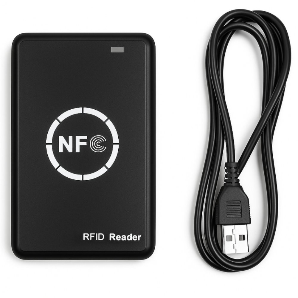 CZYTNIK KART BRELOKÓW ZBLIŻENIOWYCH RFID USB ID IC 125kHz 13.56MHz ...