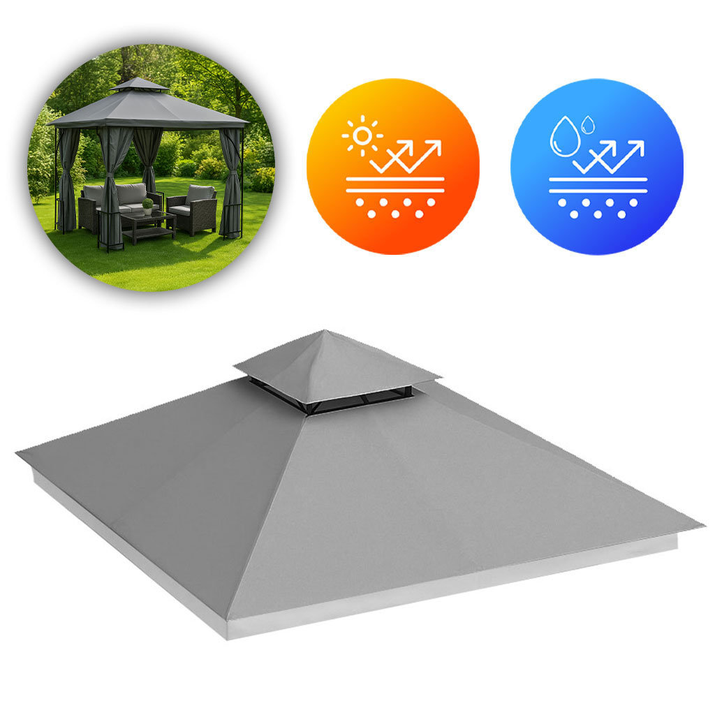 Dach Do Pawilonu Ogrodowego 3X3 M Wodoodporne Poszycie Otwór ...