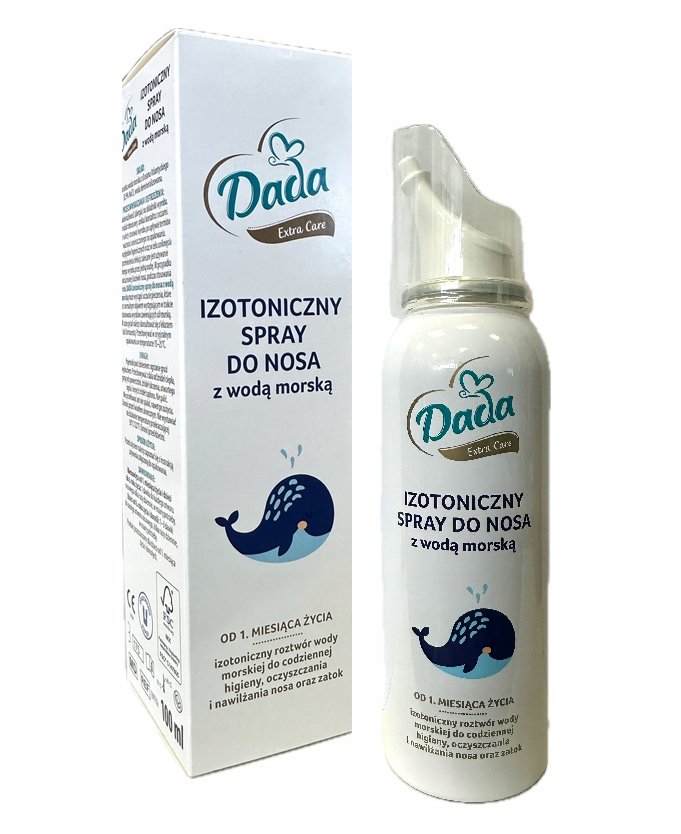 DADA Izotoniczny Spray do nosa z wodą Morską dla Dzieci od 1 miesiąca ...
