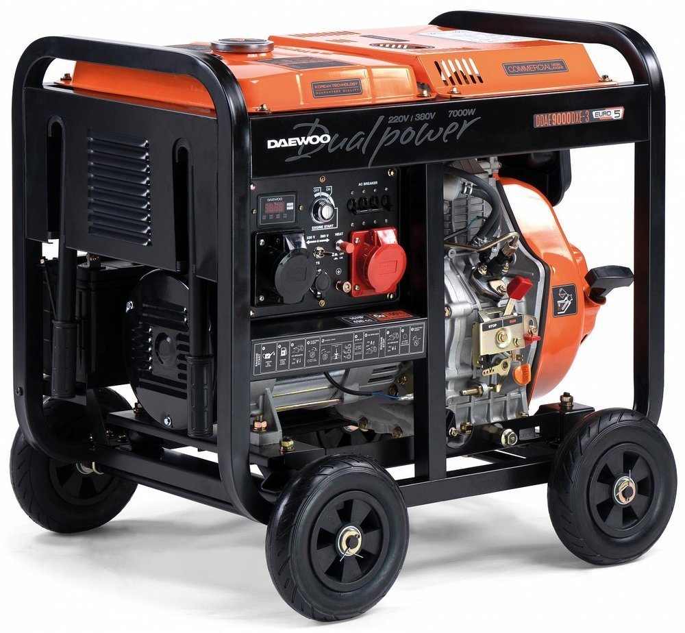 Daewoo Ddae 9000Dxe-3 Diesel Agregat Generator Prądotwórczy 1X16A 380V ...
