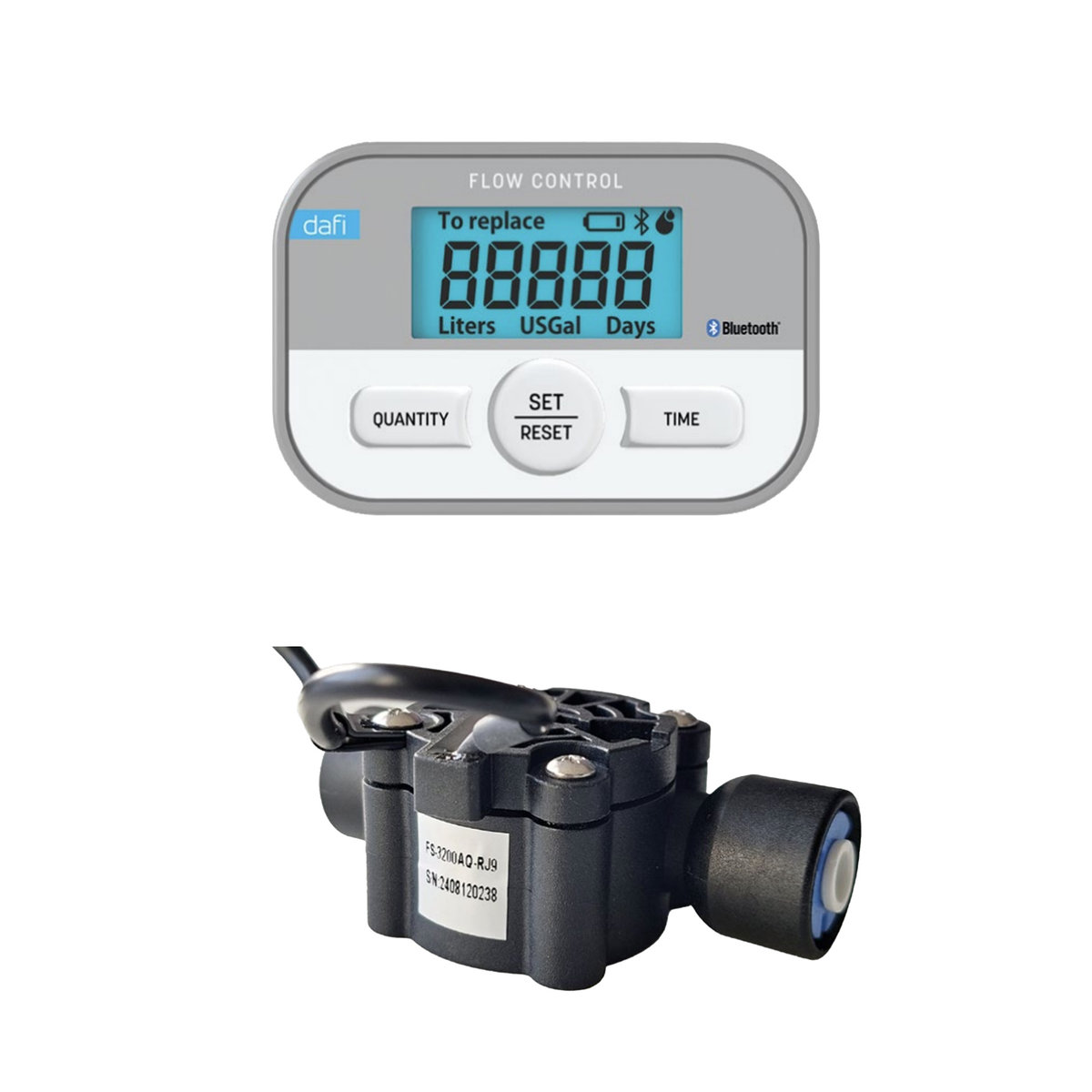 Dafi Flow Meter System Monitorowania Zużycia Filtra Elektroniczny BT ...