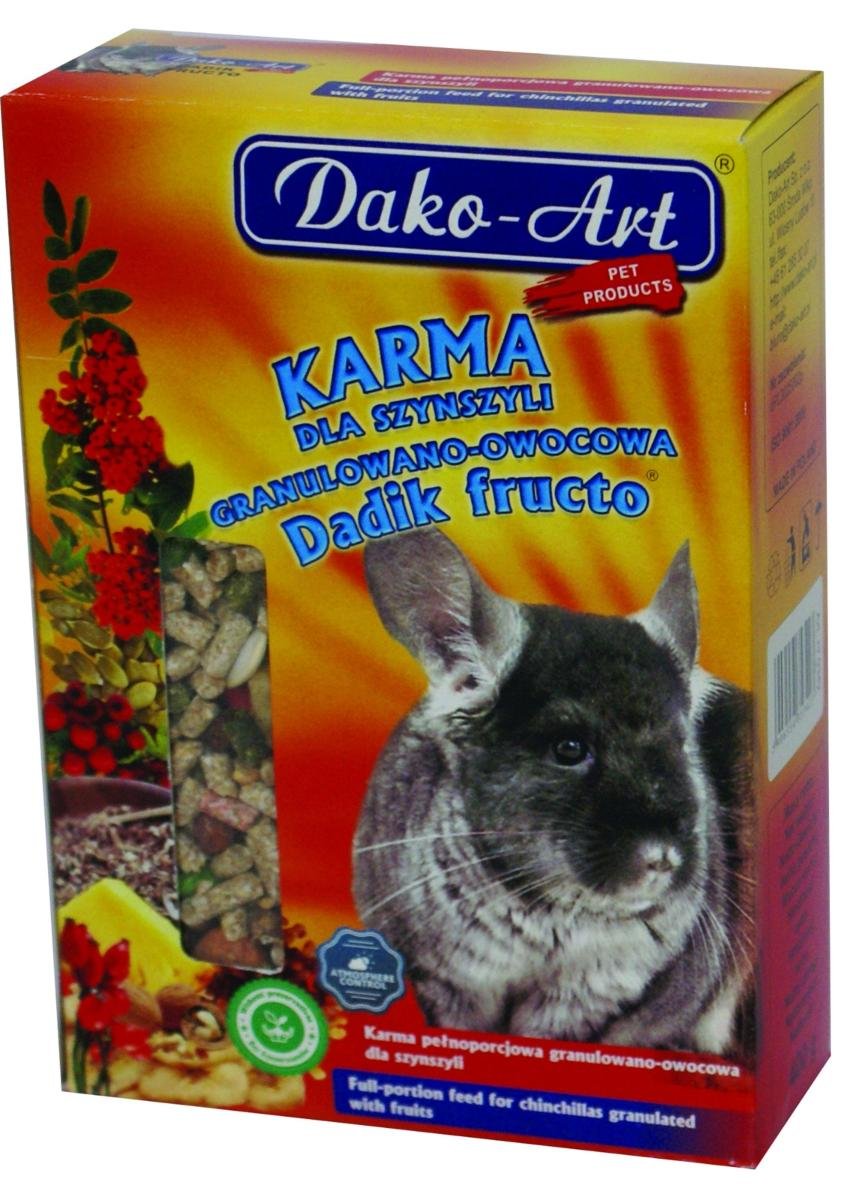 DAKO-ART DADIK FRUCTO Karma dla szynszyli 500g - Dako-art | Sklep EMPIK.COM