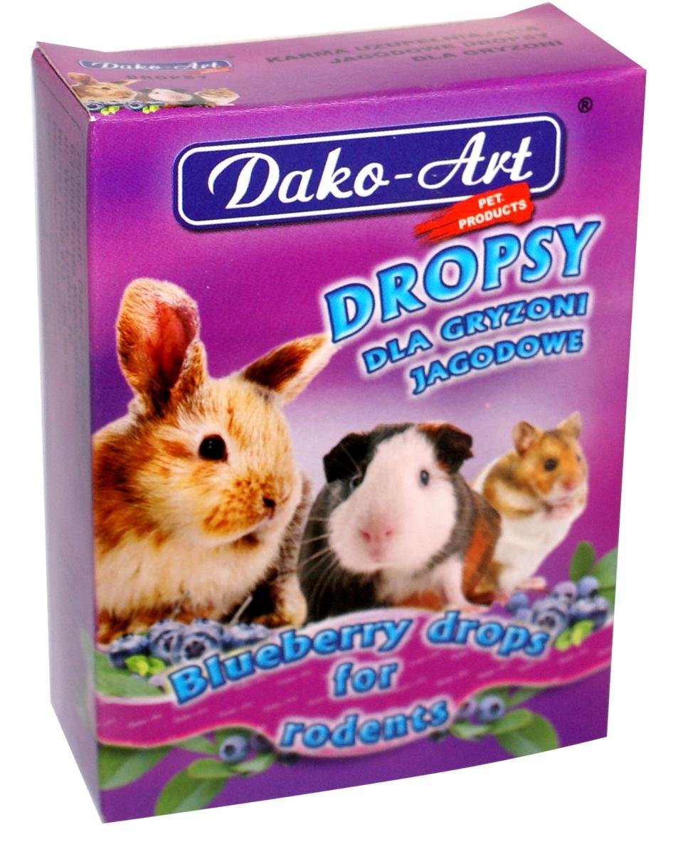 DAKO-ART DROPSY dla gryzoni JAGODOWE Kartonik 75g - Dako-art | Sklep ...