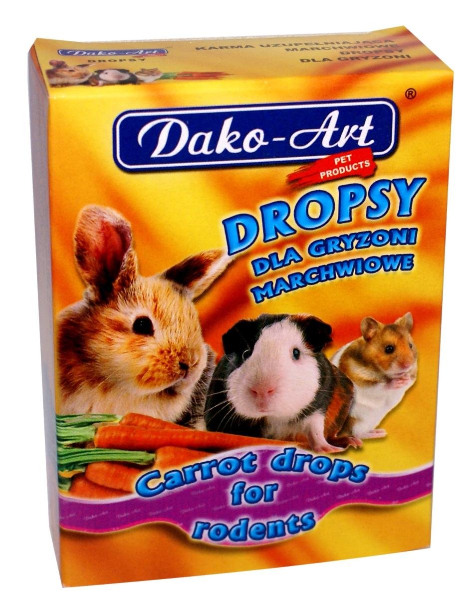 DAKO-ART DROPSY dla gryzoni MARCHWIOWE Kartonik 75g - Dako-art | Sklep EMPIK.COM