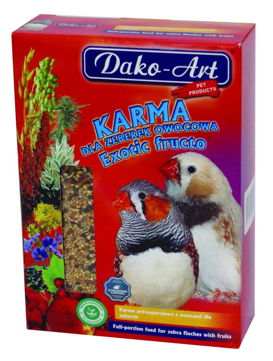 DAKO-ART EXOTIC FRUCTO karma dla zeberek 500g - Dako-art | Sklep EMPIK.COM