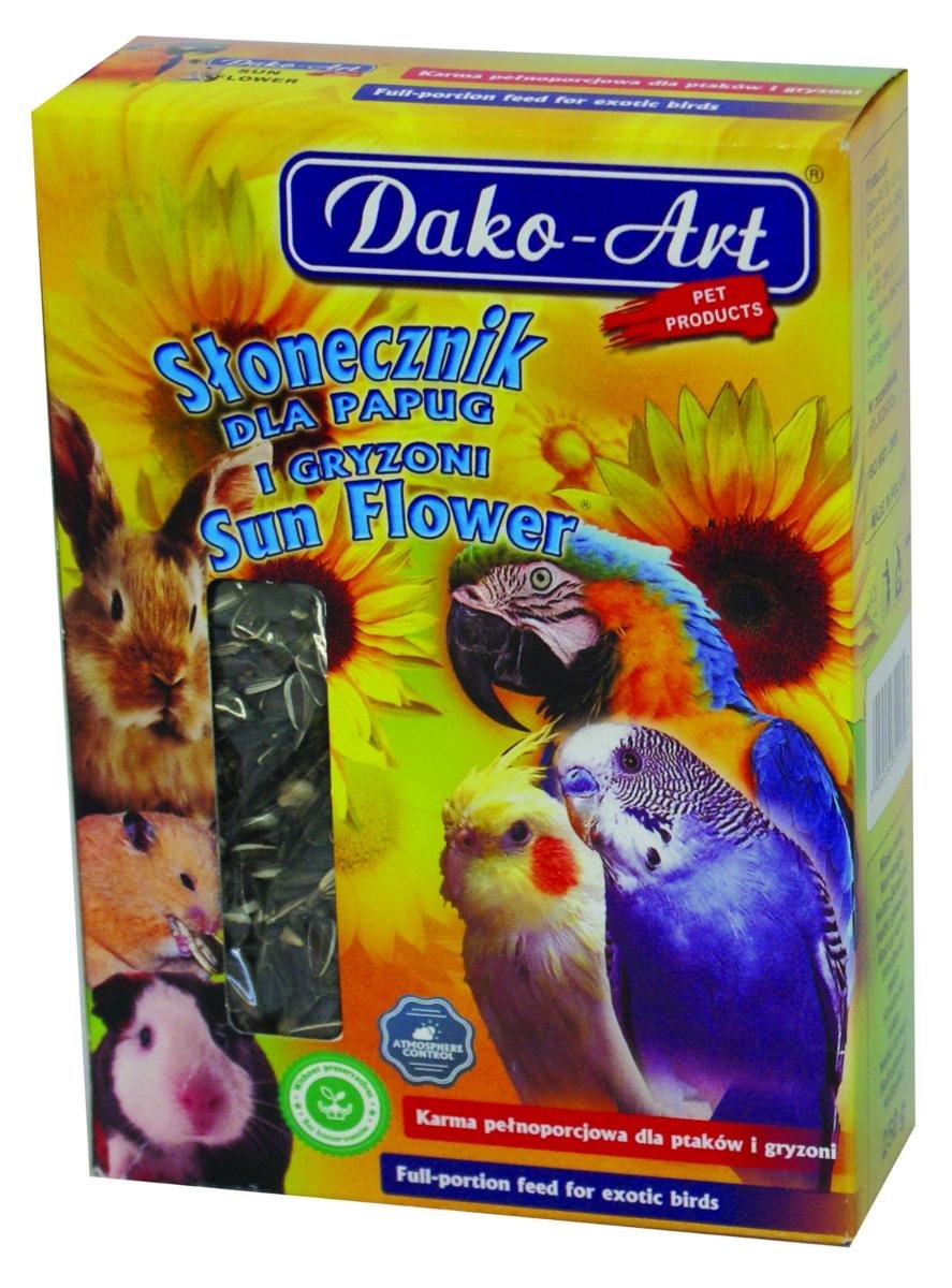 DAKO-ART SUN FLOWER Słonecznik dla ptaków i gryzoni 250g - Dako-art ...